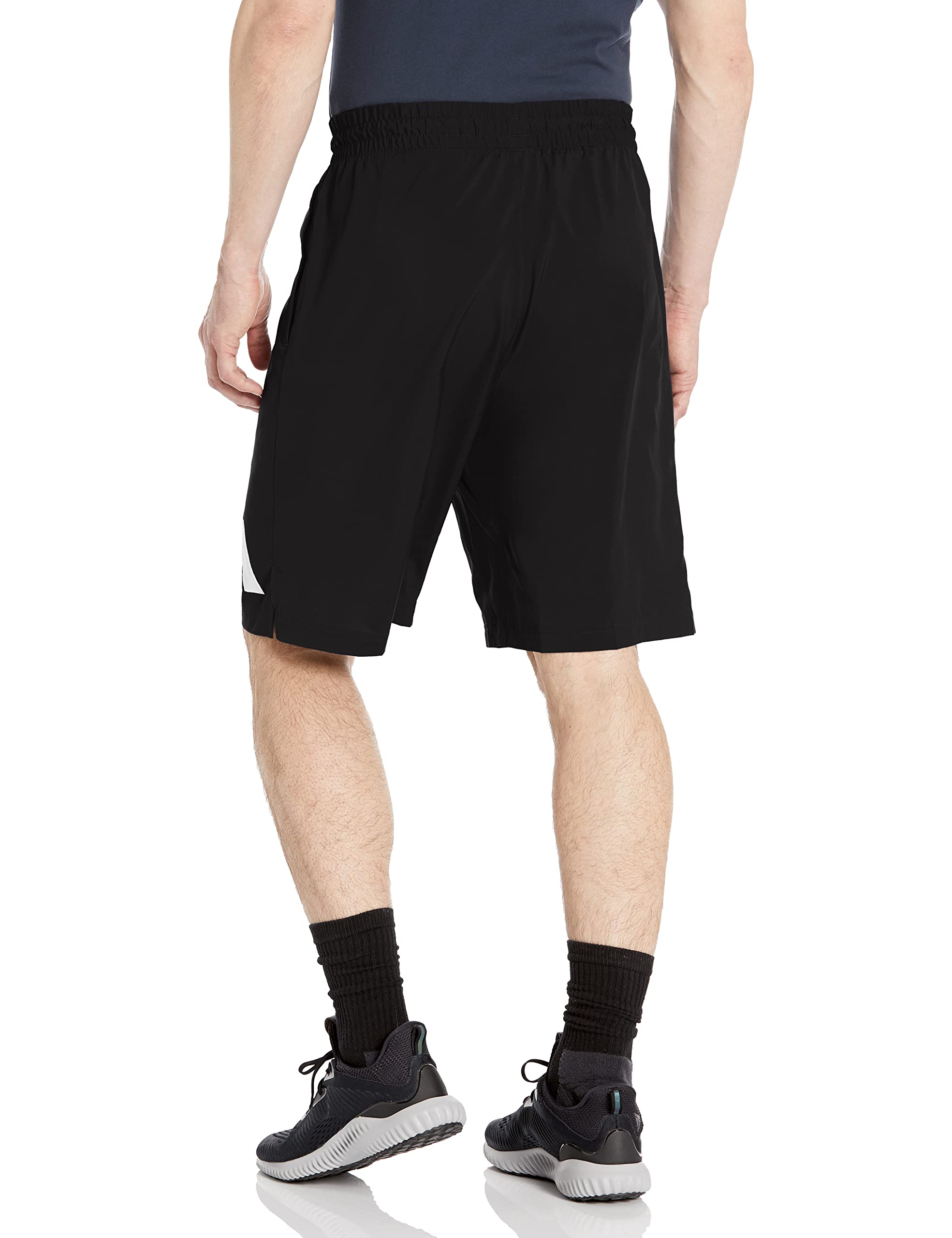 adidas Men's Basketball Shorts, Vivid Red/Black, Small