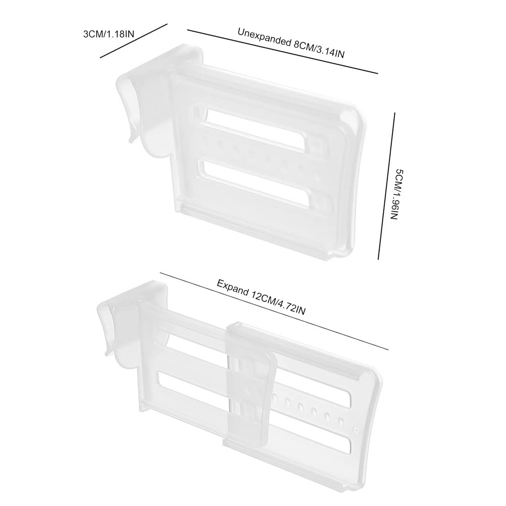 Wsrcxx Adjustable Snap-in Fridge Space Allocator Refrigerator Splitter Refrigerator Dividers Refrigerator Side Door Separator Fridge Space Allocators for Home Kitchen Supplies