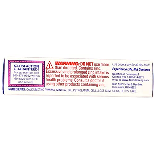 Fixodent Denture Adhesive Cream Original 0.75 oz (Pack of 8)