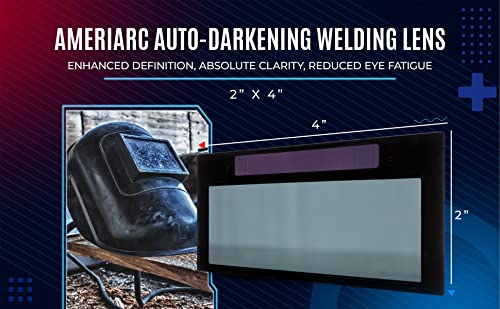 Auto-Darkening Welding Filter For Mask 2x4 - Shade 11, Filtering Lens Fits Most Helmets and Pipeliner Hood