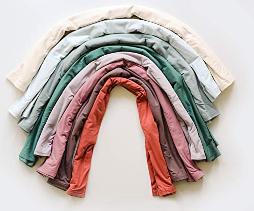 snuggle me Swaddle | Organic Cotton Swaddle Blanket, Soft Stretch, 47 x 47 inches (Moss)