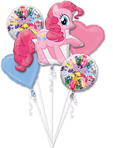 Amscan International 3484401 Pinkie Pie Foil Balloon Group Bouquet