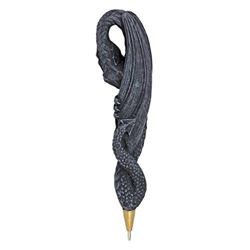 Design Toscano Gargoyles & Dragons: Dermott Sculptural Pen, 1 Count (Pack of 1), Greystone