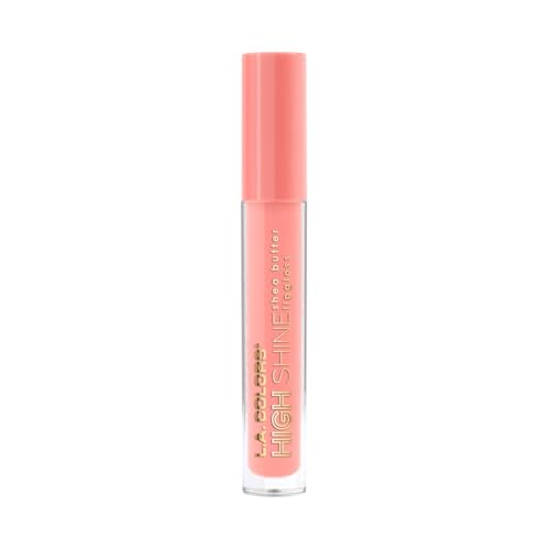 L.A. COLORS High Shine Shea Butter Lip Gloss, Baby Cakes, 0.14 Oz