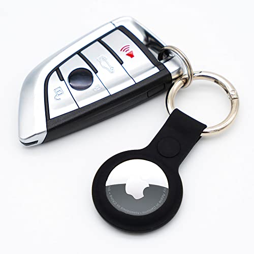 Apple AirTag Holder Keychain Apple AIR TAG NOT Included Air tag Case Waterproof Key Ring - Airtag Holder 4 Pack - Airtag Case - GPS Finder.