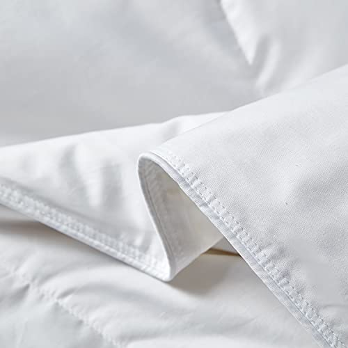 Beautyrest Sateen Cotton European White Down Comforter - All Season Warmth, Made in USA โ King Size