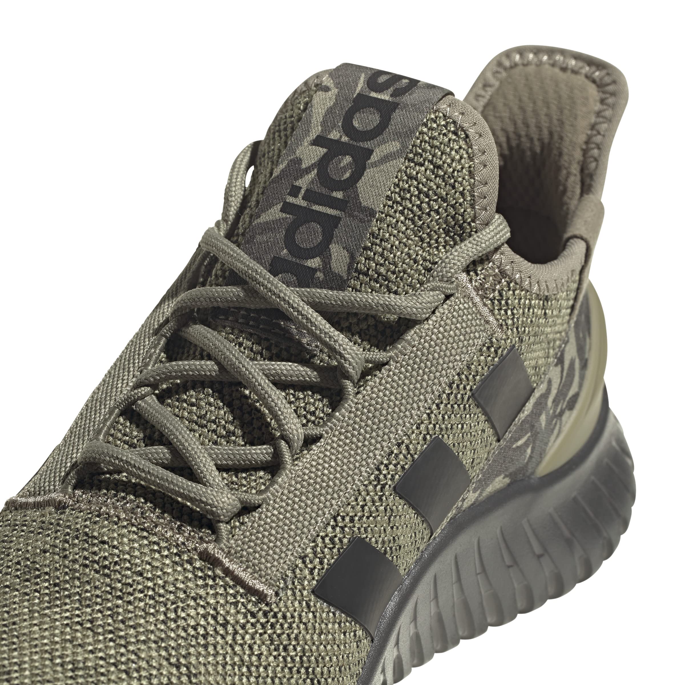 adidas Men's Kaptir 2.0 Running Shoe, Orbit Green/Black/Black, 9.5