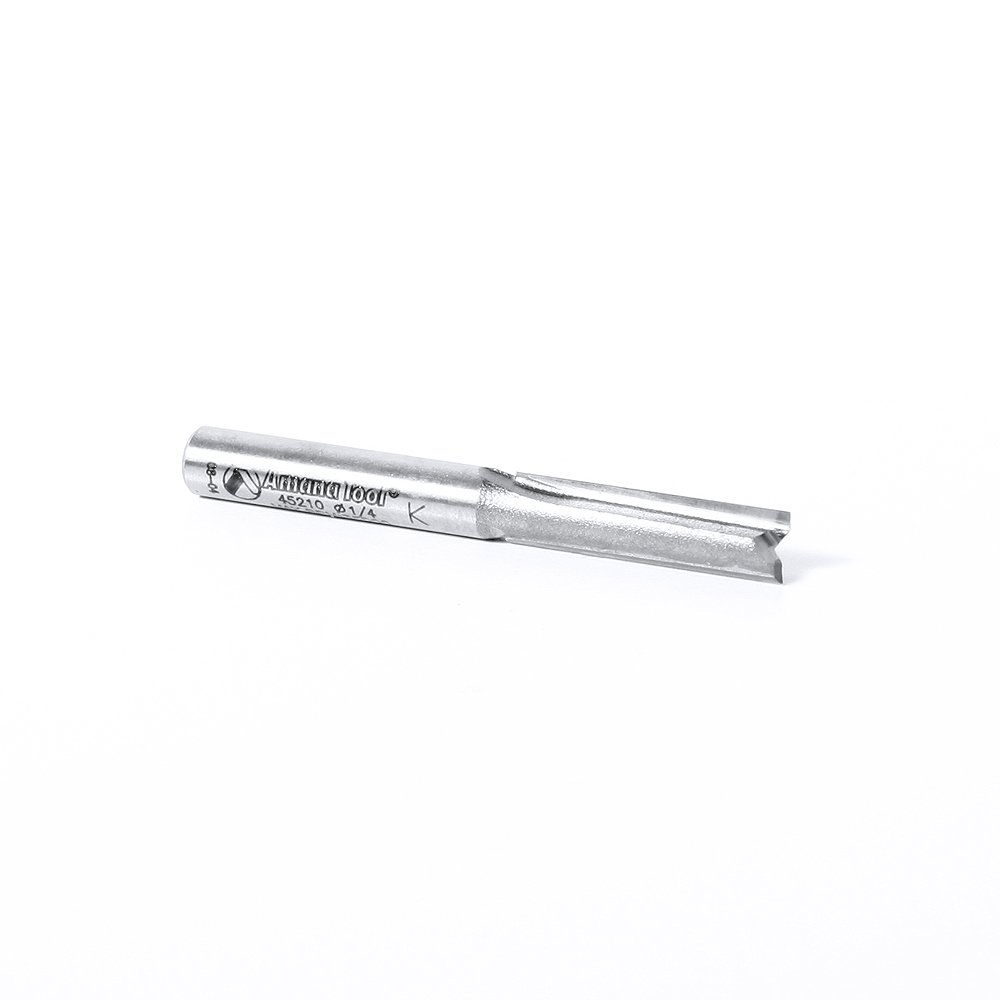 Amana Tool - 45210 Carbide Tipped Straight Plunge High Production 1/4 Dia x 1" 4 S