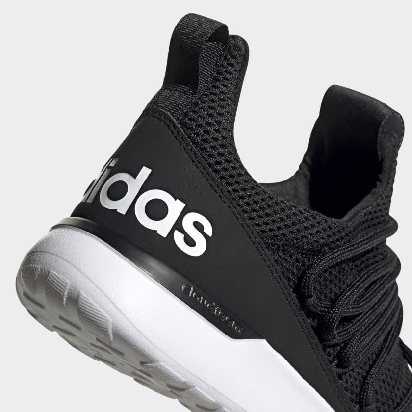 adidas Men's Lite Racer Adapt 3.0 Running Shoe, Core Black/Black/White, 12