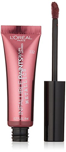 L'Oréal Paris Infallible PAINTS/LIPS Metallic, Galactic Foil, 0.27 fl. oz.