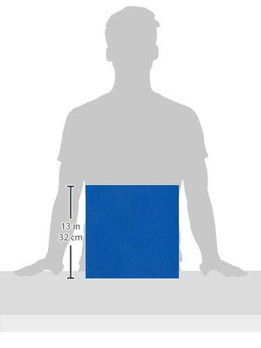 Classic Blue 12x12 Textured Cardstock | 80 lb Blue Scrapbook Paper | Premium Card Making and Paper Crafting Supplies | 25 Sheets per Pack Y