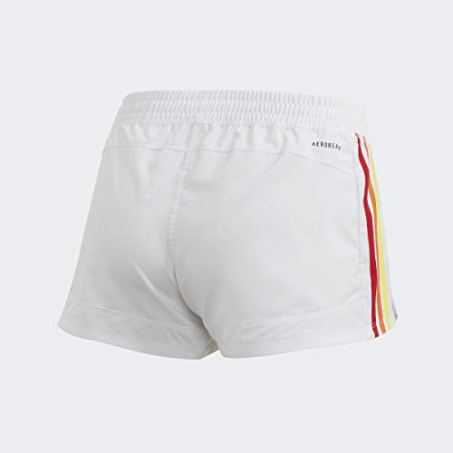 adidas womens Pride Pacer Shorts White Medium
