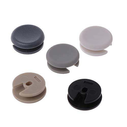 5Pcs/Set 3D Analog Controller Stick Cap 3D Joystick Cap Cover Button Plastic Repalcement Repair for New 3DS 3DSLL 3DS XL Gamepad Back Button Joystick Controller Extension Key Handle Bluetooth Remote