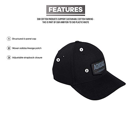 adidas Men's Prospect Cap, Black/Black/Grey, One Size