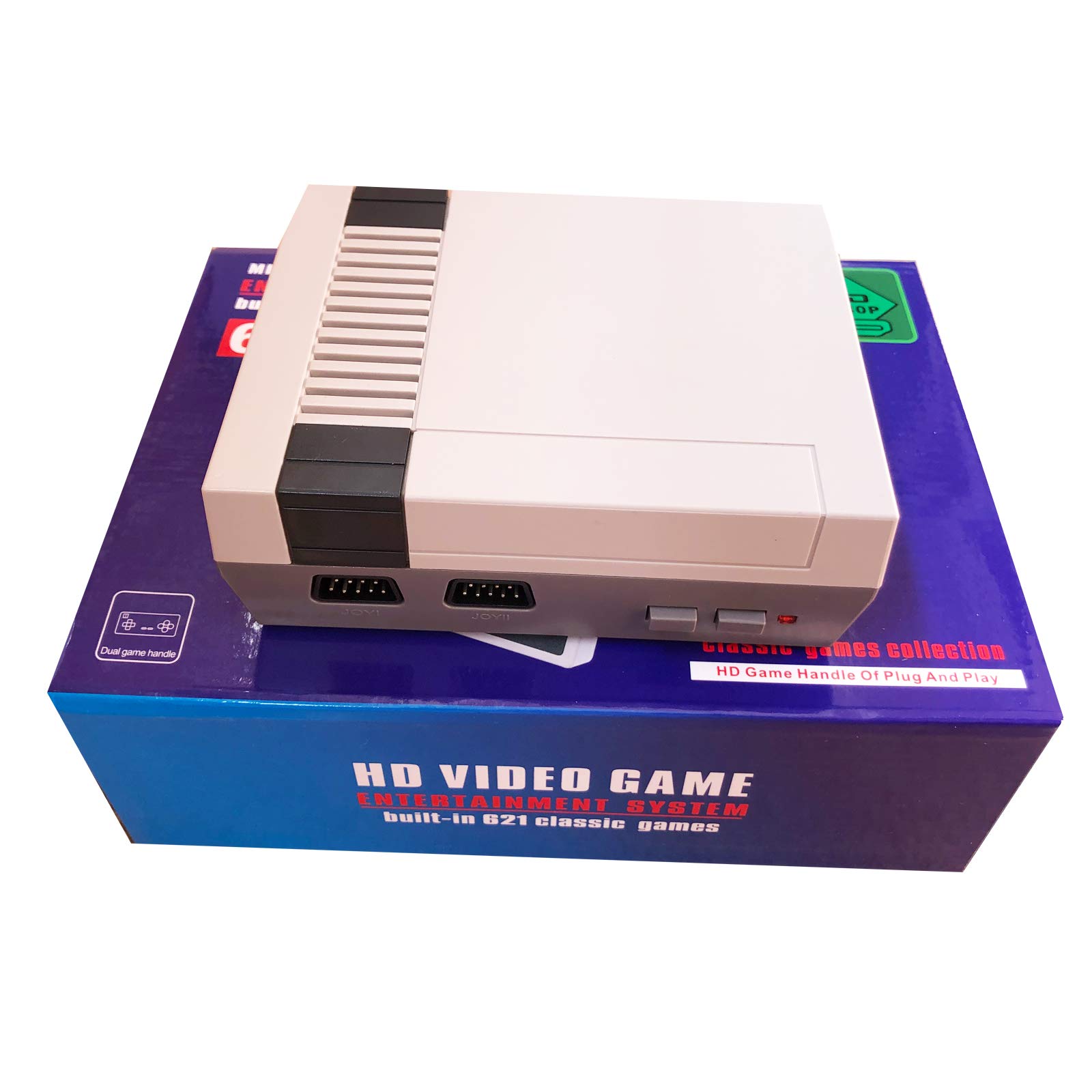 Classic Game Console Built-in 621 Game, with 2 Joysticks, Mini Retro Childhood Video Game Console, Handheld Game Player Console HDMI Out