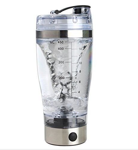 Electric Protein Shaker Blender My Water Bottle Automatic Movement Vortex Tornado 450ml Free Detachable Smart Mixer Cup