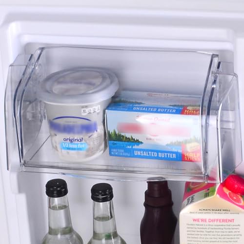 Kenmore 33 in. 20.4 cu. ft Capacity Refrigerator/Freezer with Full-Width Adjustable Glass Shelving, Humidity Control Crispers, Ice Maker, ENERGY STAR Certified, Fingerprint Resistant Stainless Steel