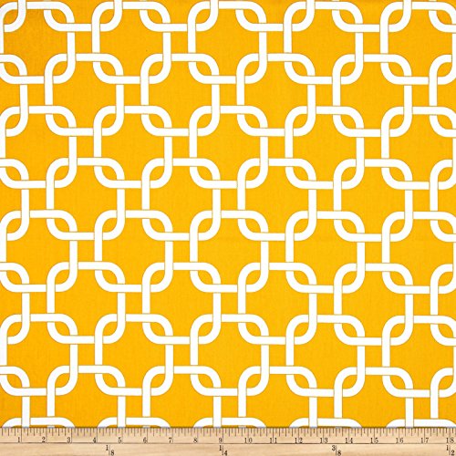Premier Prints Indoor/Outdoor Gotcha Yellow, Fabric by the Yard