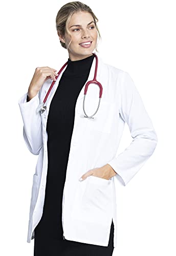 Dickies Women's 32" Poplin Lab Coat 84400, S, White