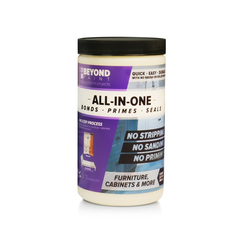 BEYOND PAINT - Furniture, Cabinets and More All-in-One Refinishing Paint -Quart of Bright White