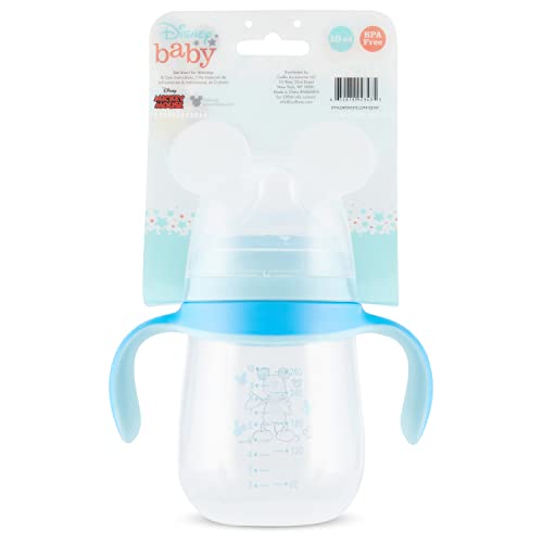 Disney Sippy Cups for Toddlers, Learner Sippy Cups for Kids with Pacifier, BPA-Free Trainer Cup with Handles, Leak-Proof Minnie Mouse and Mickey Mouse Sippy Cups, Perfect Unisex Gift for Children