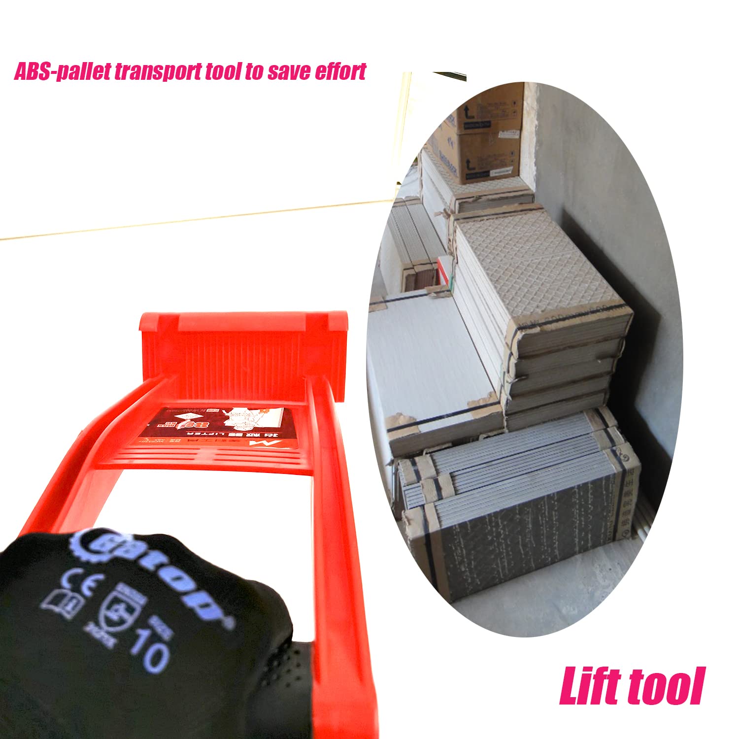 Autoly Drywall Carrying Tool,Plywood and Sheetrock Panel Carrier 80KG with Skid-Proof Handle for Handling Glass Plywood Plasterboard Cement Wood Sheet