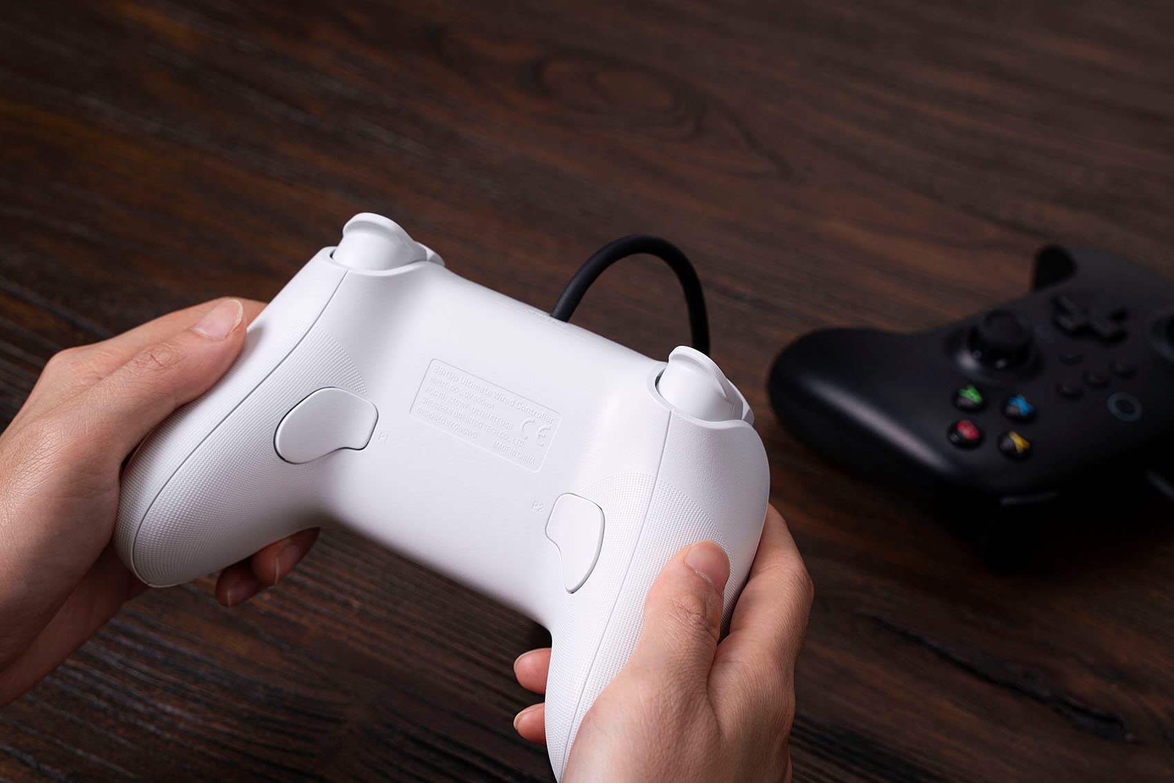 8Bitdo Ultimate Wired Controller, USB Controller for PC Windows 10, Android, Raspberry Pi & Switch (white)