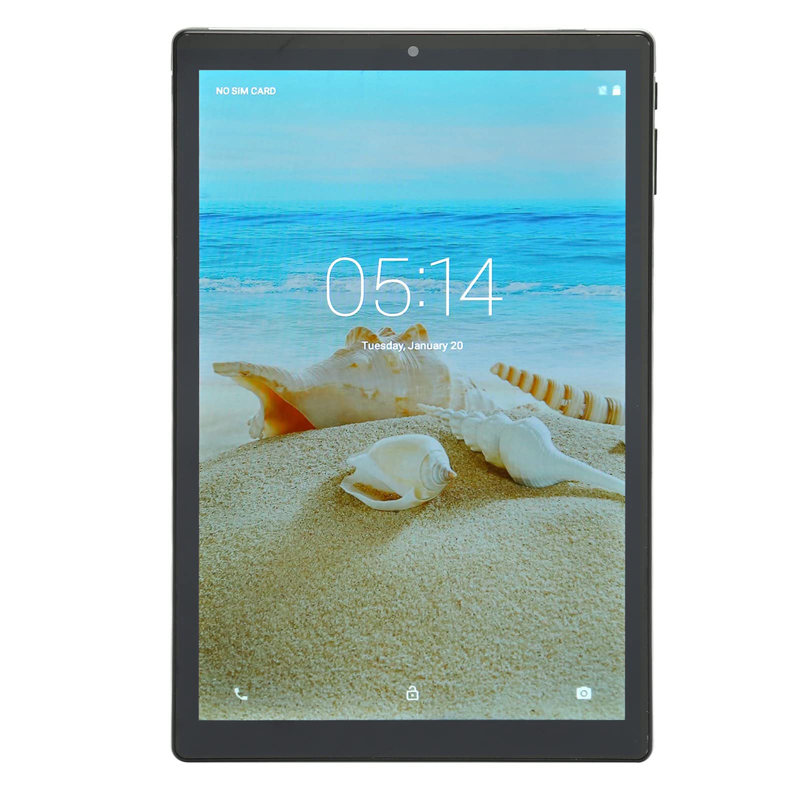 Aqur2020 Kids Tablet, Green 4GB 64GB 2.4G 5G Dual Band WiFi 100‑240V Gaming Tablet for Office (US Plug)