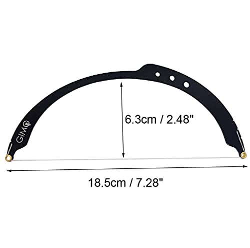 Eyebrow Mapping String Eyebrow Mapper with Strings Design Eyebrow Threading Line Marker Ruler Painting Line Bow Arrow Ruler Semi Permanent Bow and Arrow Line Ruler Measuring Tool (Black)