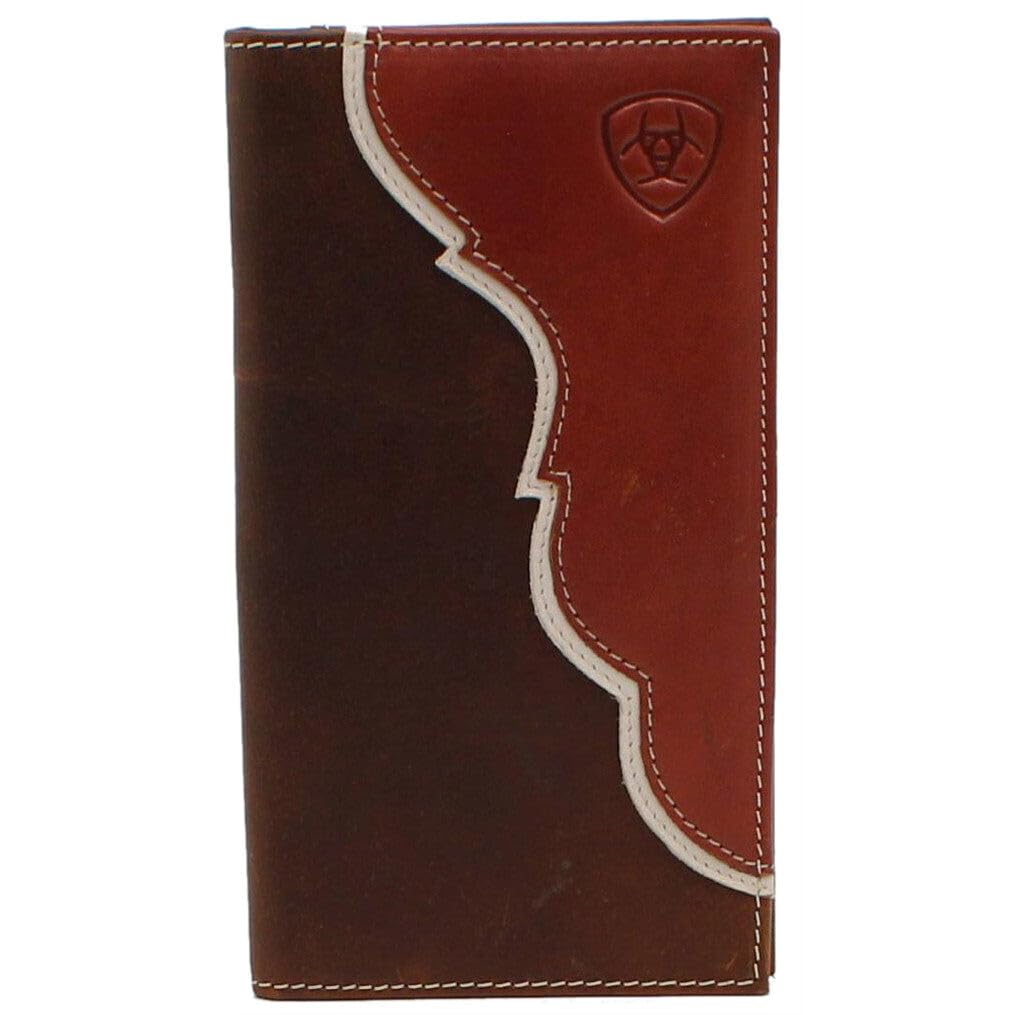 ARIAT Two Tone Shield Rodeo Wallet Tan