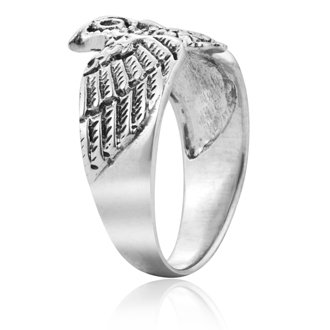 925 Sterling Silver Wise Owl Band Ring (11.5)
