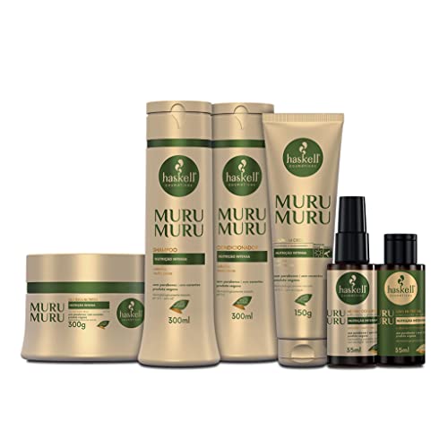 Haskell - Linha Murumuru - Shampoo Nutricao Prolongada 300 Ml - (Murumuru Collection - Extended Nutrition Shampoo 10.14 Fl Oz)