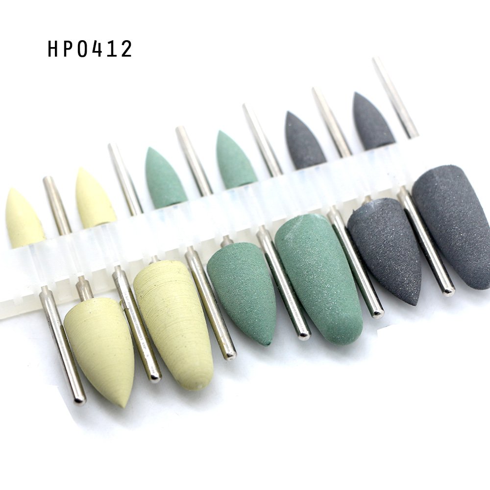 Bomaoer Dental Resin Base Hidden Denture Polishing Kits HP0412 Used for Low-speed Handpiece