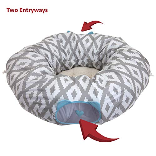 Kitty City Large Cat Tunnel Bed, Cat Bed, Pop Up Bed, Cat Toys