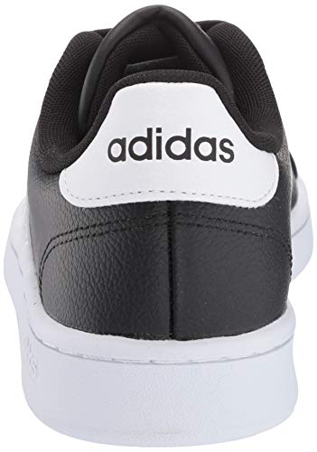 adidas Women's Grand Court Shoe, Black/White/Black, 5