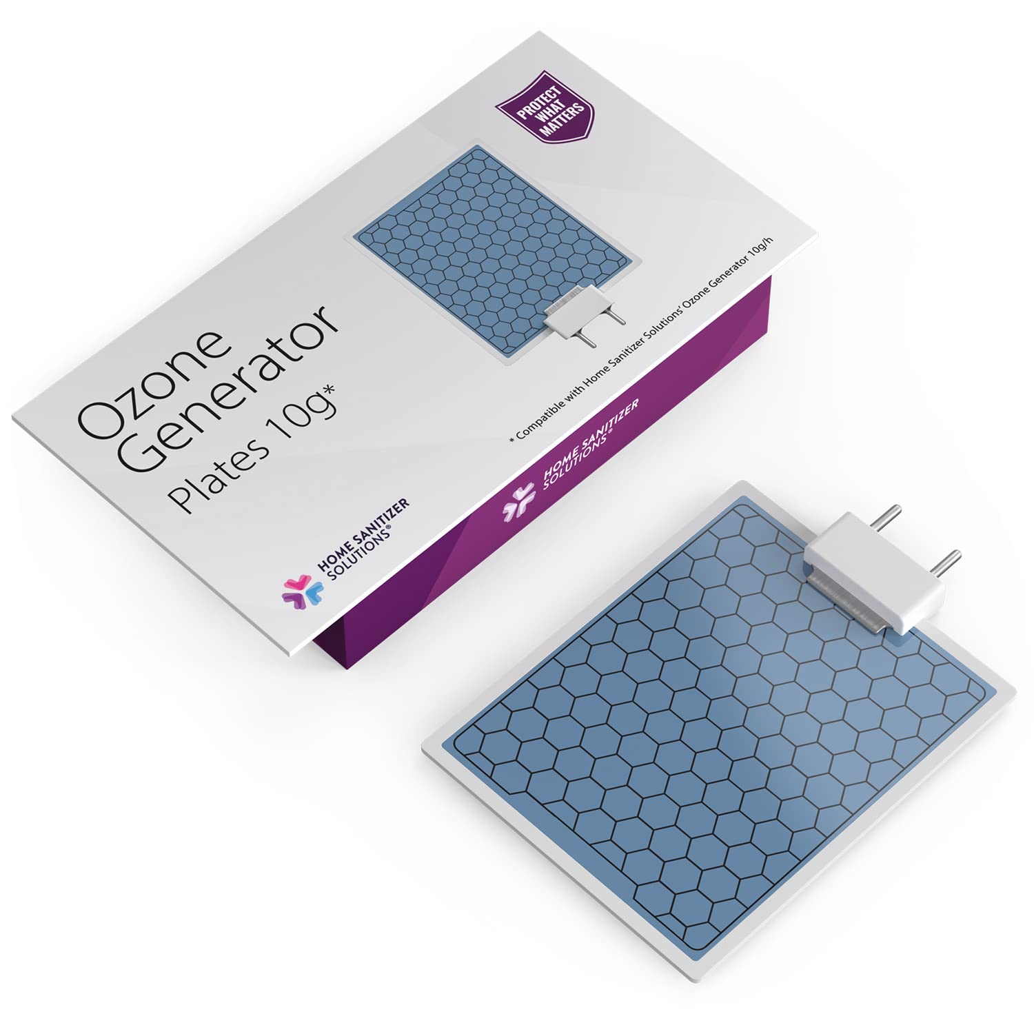 HOME SANITIZER SOLUTIONS Ceramic Ozone Plate Replacement for Commercial Ozone Generator 10,000mg/h - Increased Usage Hours