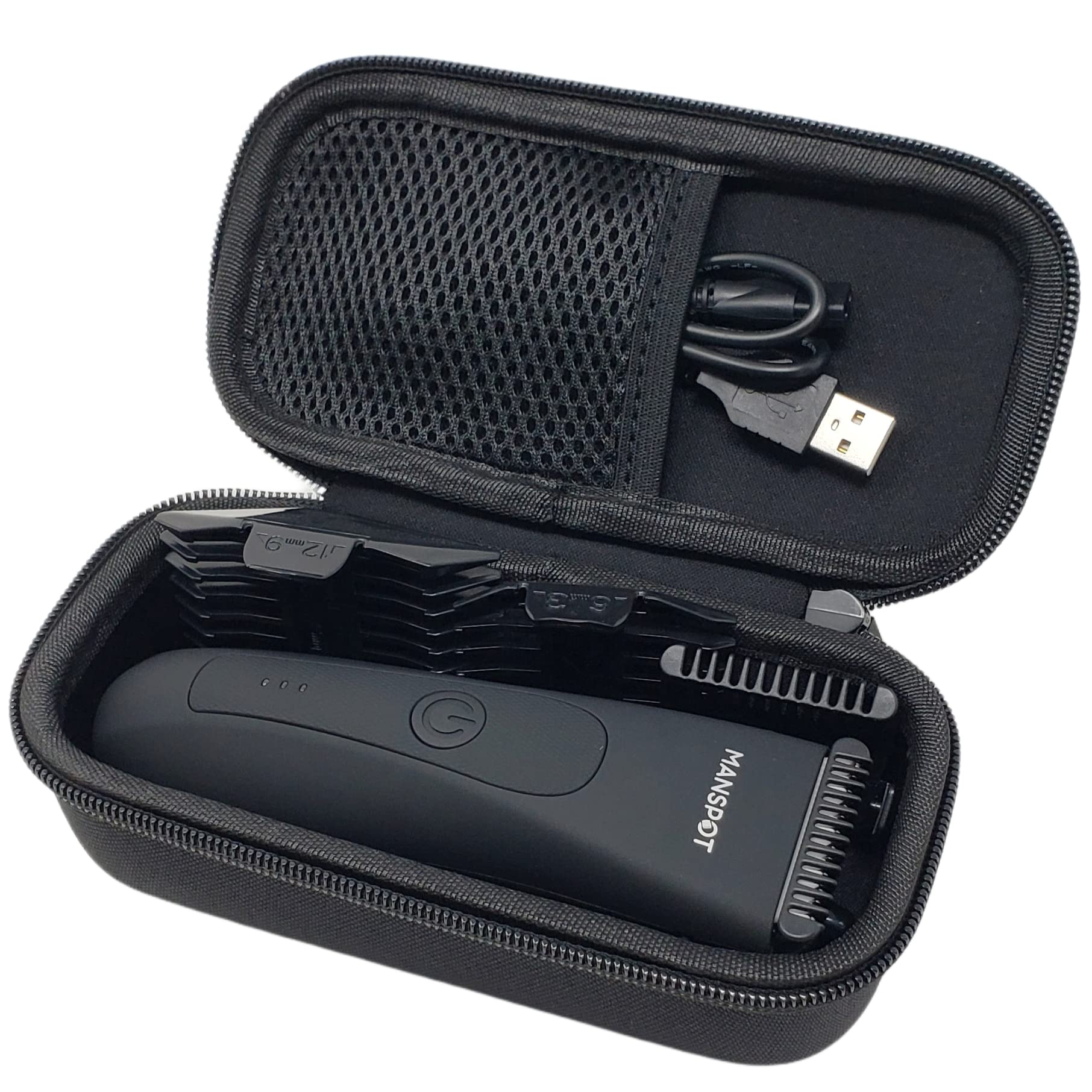 Arber Hard Case For MANSPOT Electric Groin Hair Trimmer and Accessories