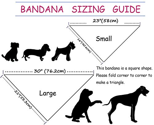 ARING PET Easter Dog Bandana-Cute Easter Eggs Dog Bandana, Cotton Rabbit Dogs Scarf Triangle Bibs for Small to Large Boy Girl Dogs and Cats