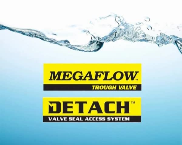 Jobe Valves J-MFV0100DLT Megaflow Trough Valve, 200L/Min, 150PSI, 1" NPT Inlet, Detach Long Tail