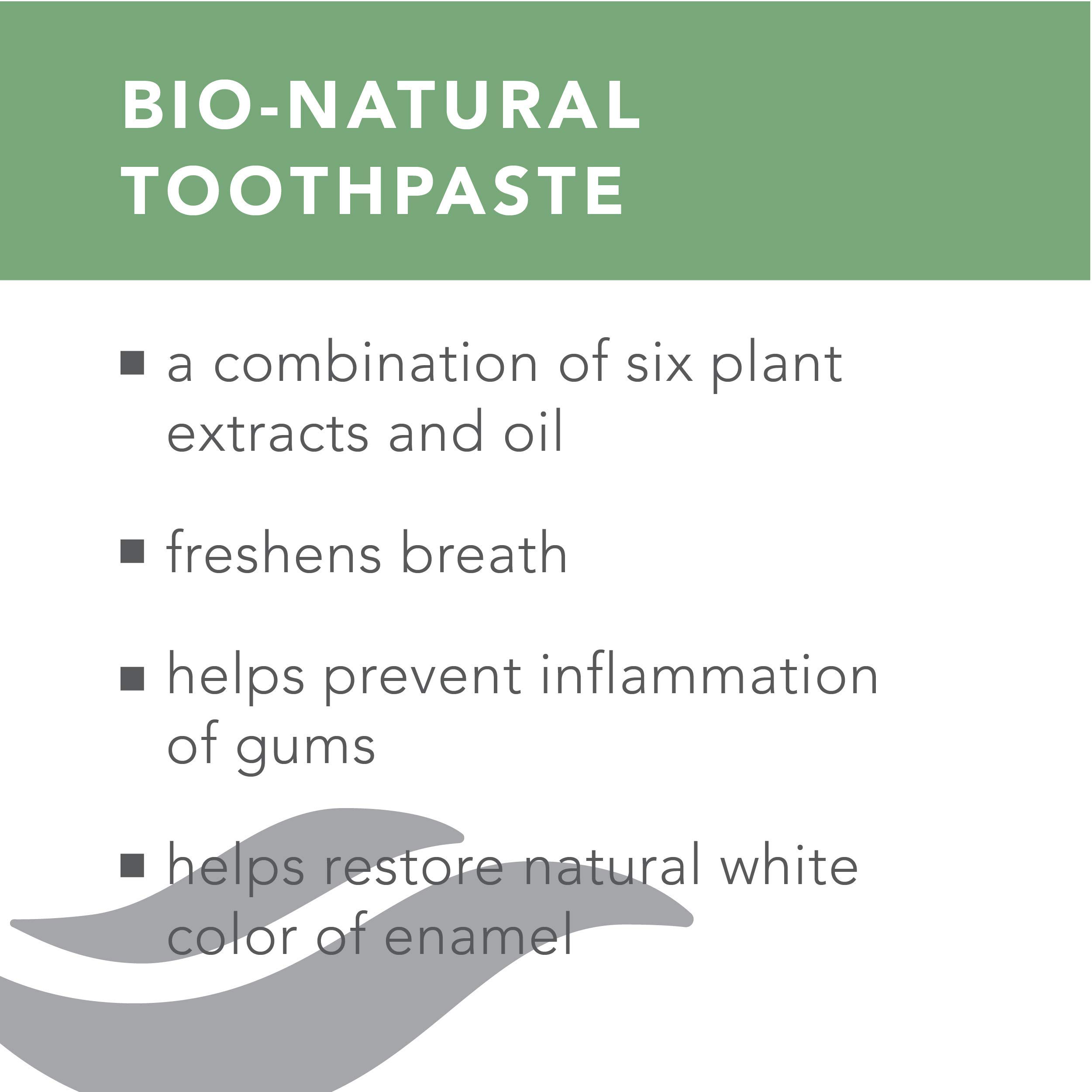 DENTISSIMO SWISS BIODENT BIO-Natural with Herbs Fluoride Free Toothpaste for Sensitive Teeth and Gums, 75 ml