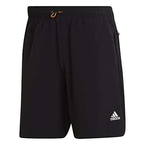 adidas Men's TRVL Lightweight Shorts, Black, Large
