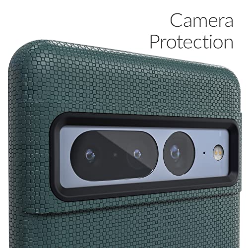 Crave Dual Guard for Google Pixel 7 Pro Case, Shockproof Protection Dual Layer Case for Google Pixel 7 Pro - Forest Green