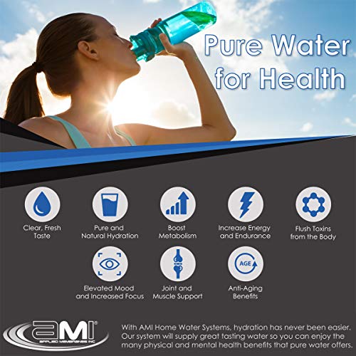 APPLIED MEMBRANES INC pH Neutralization Water Filter Cartridge | Calcite Filter to Raise Alkalinity of Low pH Water | 4.5"x20" Filter Fits 20β Filter Housing | H-F4220CALCITE (4.5" x 20")