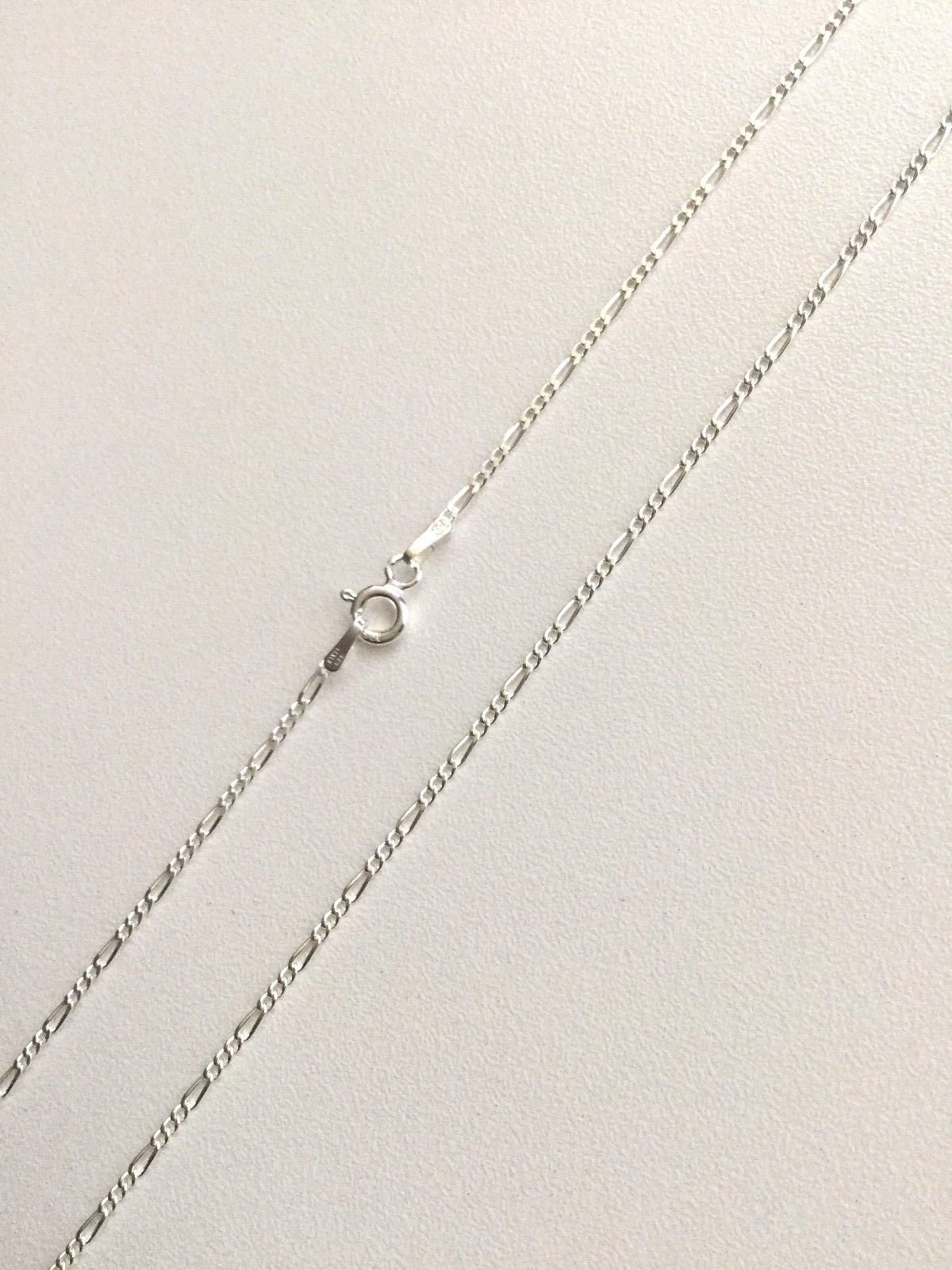 925 STERLING SILVER SAINT BENEDICT NECKLACE 18" LONG 24X15mm / 925 PLATA ESTERLINA CADENA DE SAN BENITO 18" LARGO