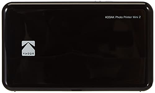 Kodak HD Wireless Portable Mobile Instant Photo Printer, Print Social Media Photos, Premium Quality Full Color Prints. Compatible w/iOS and Android Devices (Black)