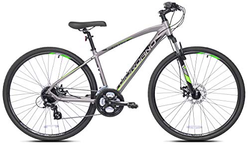 700c Giordano Brava Hybrid Comfort Bike, Small, Silver