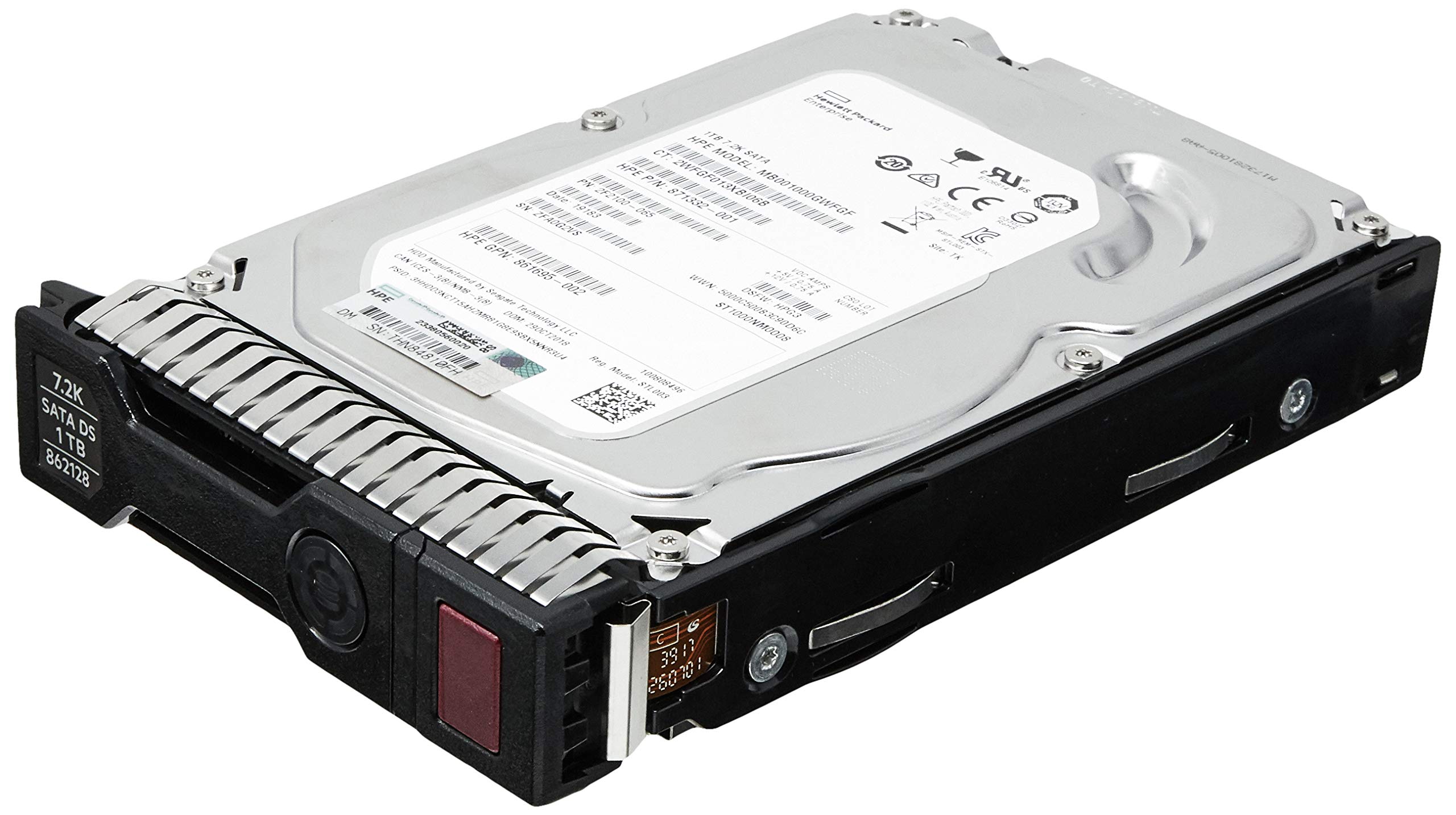 HPE 861691-B21 1TB 3.5" LFF SATA Midline 7200RPM Internal Hard Drive