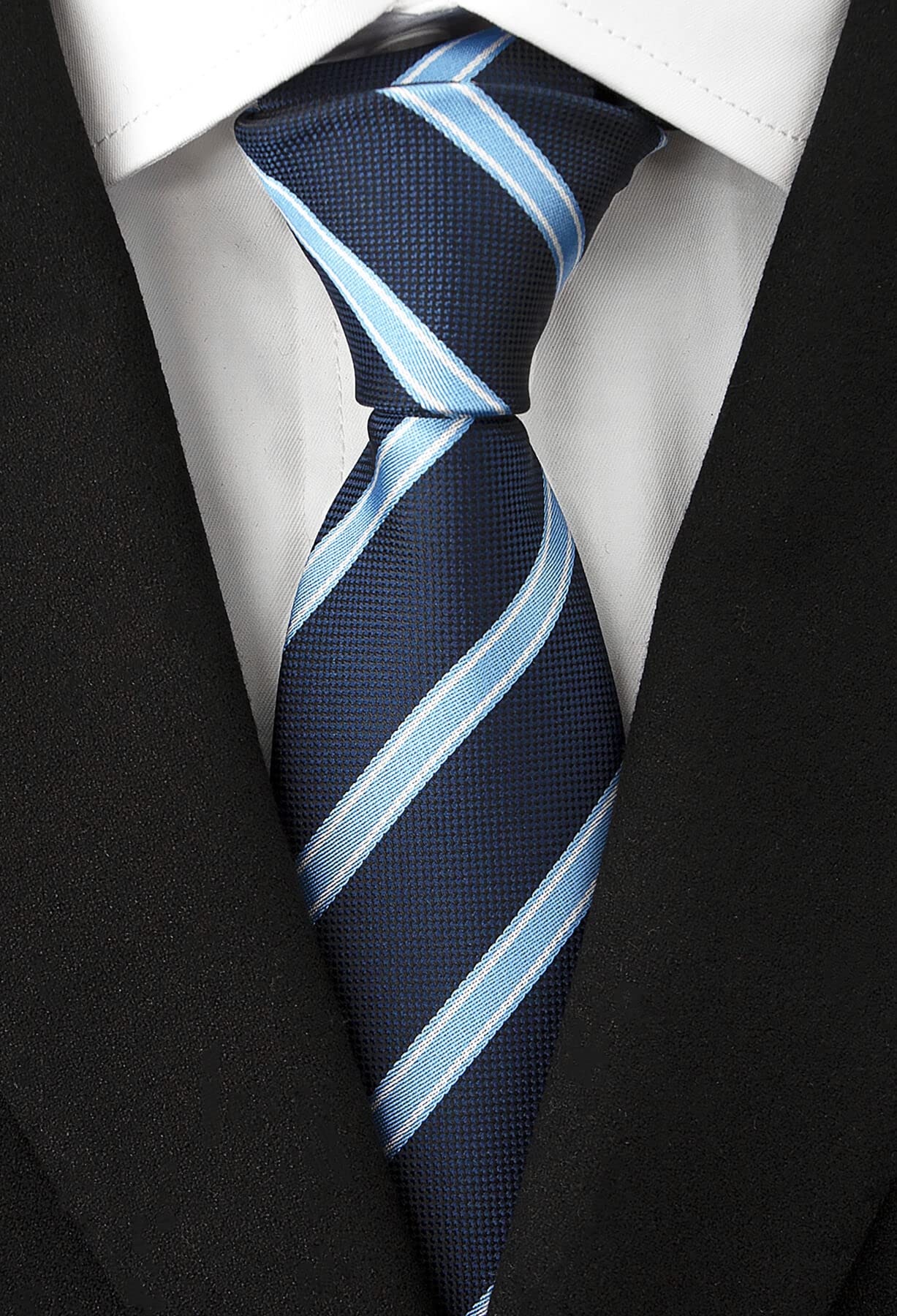 Adulove Men's Necktie Classic Silk Tie Woven Jacquard Neck Ties 9 PCS