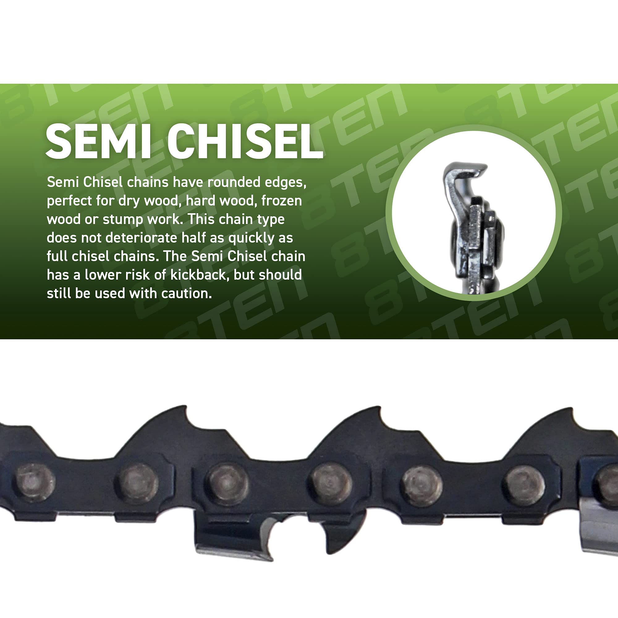 8TEN Chainsaw Guide and Chain For Poulan Husqvarna 365 372 XP 465 Rancher 240RNDD009 72DPX084G 24 inch .050 3/8 84DL