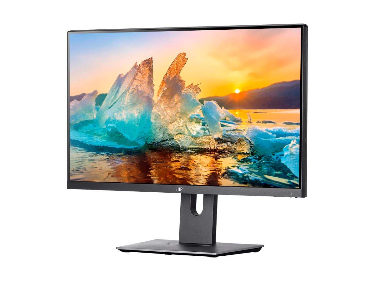Monoprice 27in CrystalPro Monitor - 4K UHD, 2560x1440p, 60Hz, DisplayHDR 400, Height Adjustable Stand, IPS - Home, Office, Business, Student Use
